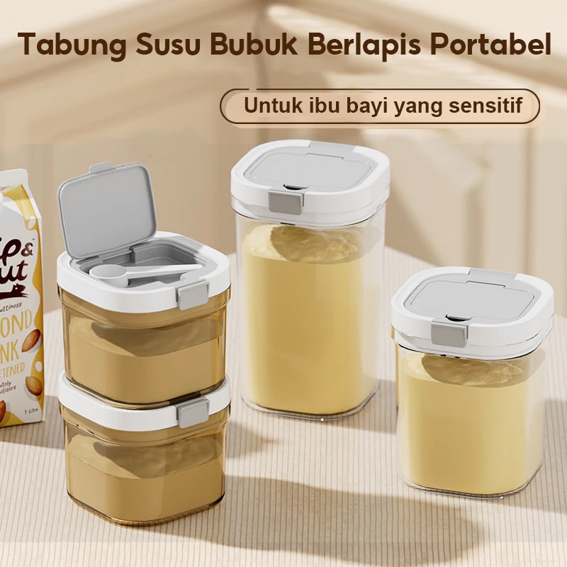 Jual 800/1300/1800ML kotak susu Tempat Susu Bubuk Bayi Wadah Susu ...
