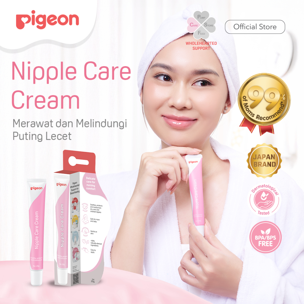 Jual [NEW FORMULA] PIGEON Nipple Care Cream 20G | Krim Puting Lecet ...