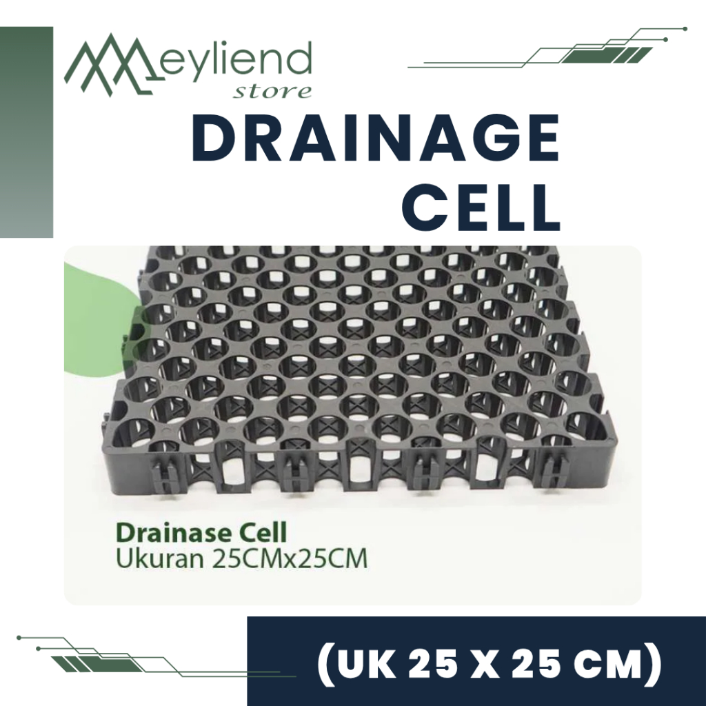 Jual Drainge Cell Ukuran 25x25 cm Tebal 3 cm | Penyerapan Air Draise ...
