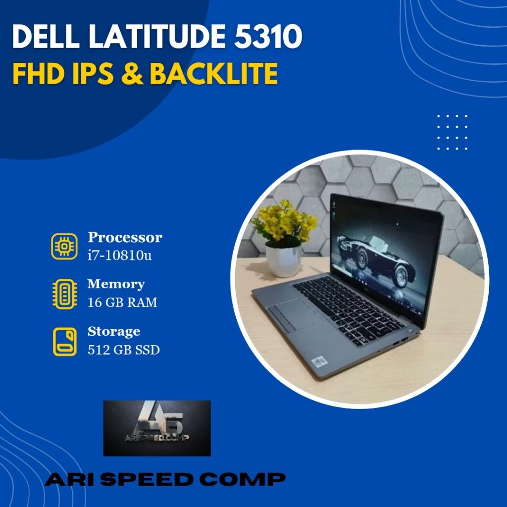Jual DELL LATITUDE 5310 i7-10810U /RAM 32GB/SSD 512GB/BACKLITE/FULLHD ...