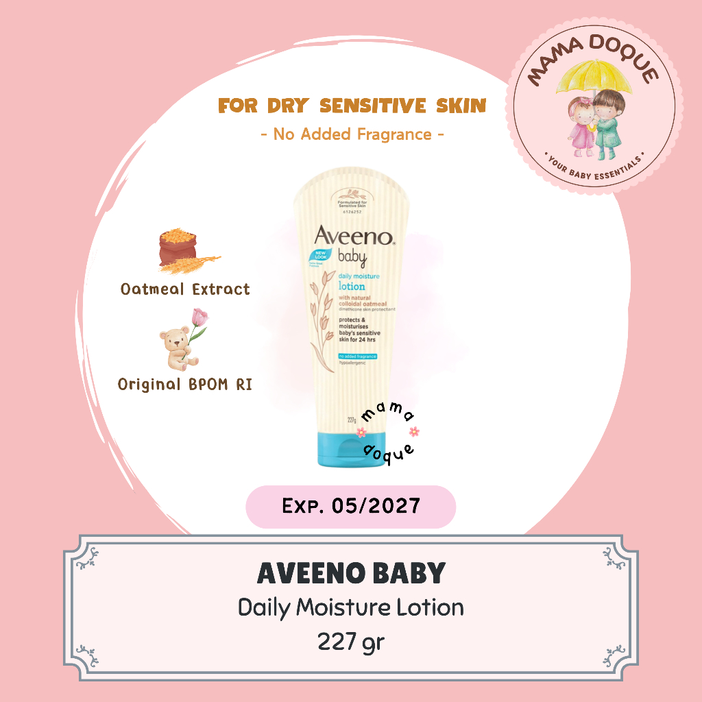 Jual Aveeno Baby Daily Moisture Lotion 227 gr / Aveeno Baby Lotion (ED 2027) | Shopee Indonesia