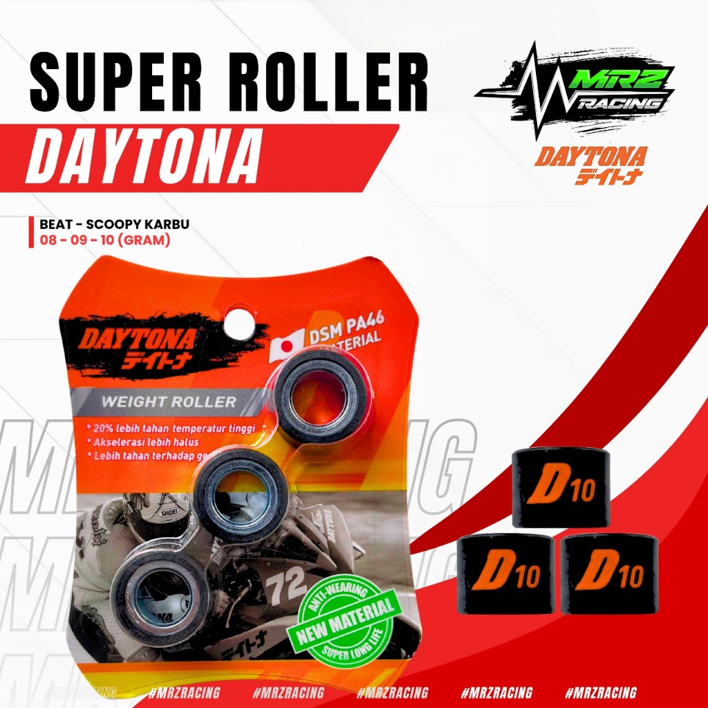 Jual Roller Daytona Beat Scoopy Karbu Roller Racing Daytona 08-09-10 ...