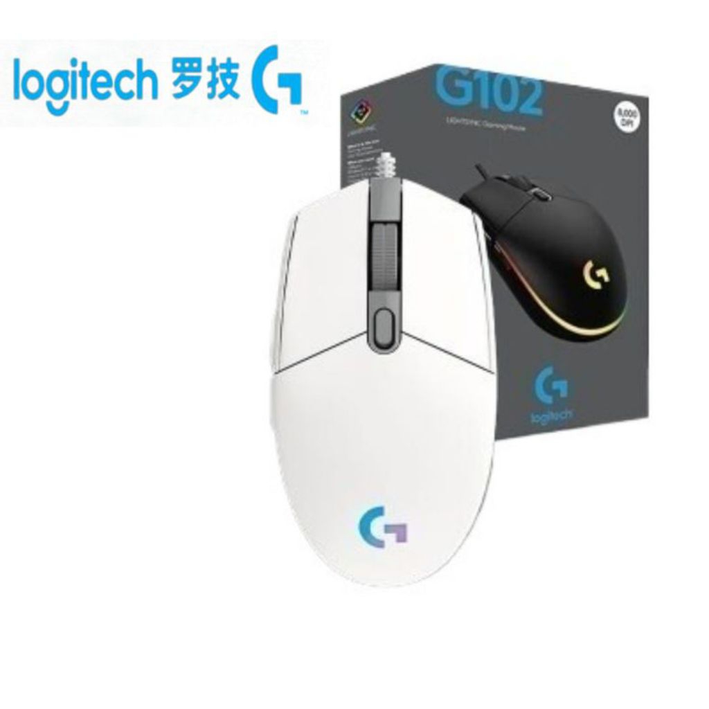 Jual Mouse gaming Logitech g102 RGB Lightsync | Shopee Indonesia