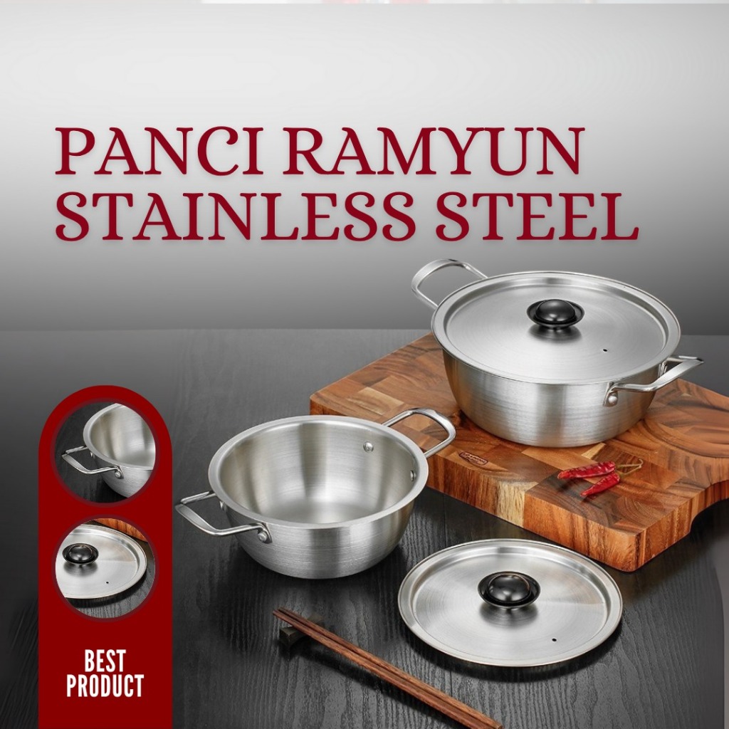 Jual BMW Kitchenware - Panci Ramen Warna Silver Bahan Stainless Steel ...
