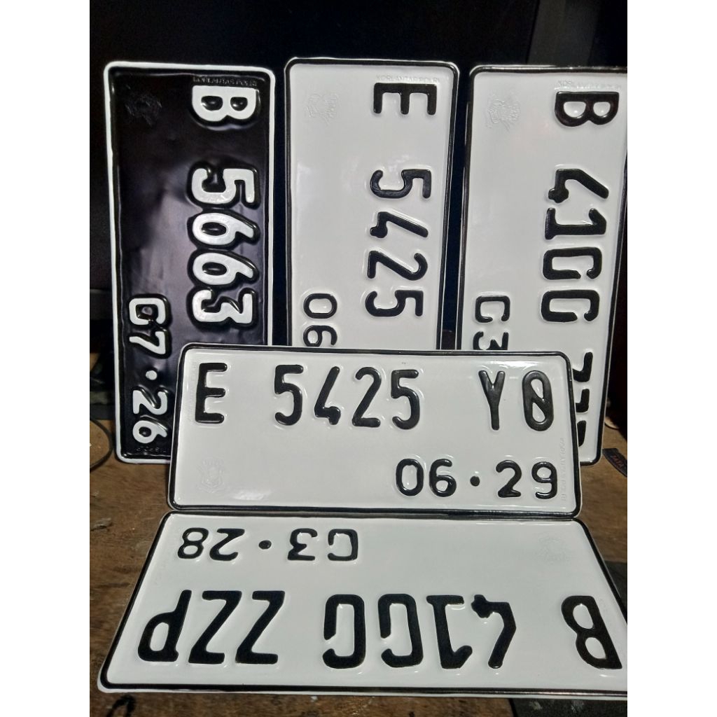 Jual CUSTOM PLAT MOTOR STANDAR BERLOGO TIMBUL. | Shopee Indonesia