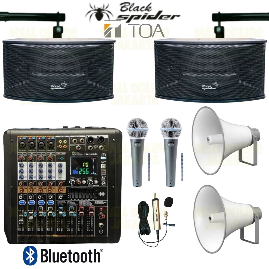 Jual paket sound system masjid 10 inch speaker toa outdoor indoor | Shopee Indonesia