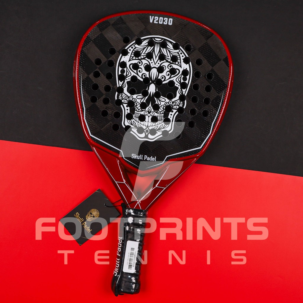 Jual Skull V2030 15K Black Red Padel Racket Raket Original | Shopee ...