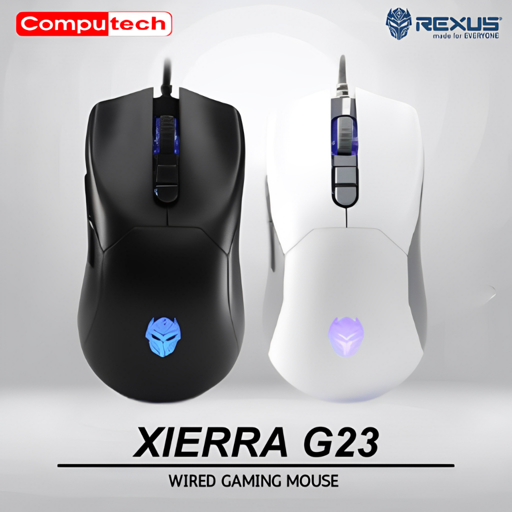 Jual Rexus XIERRA G23 Wired Gaming Mouse RGB Kabel USB | Shopee Indonesia