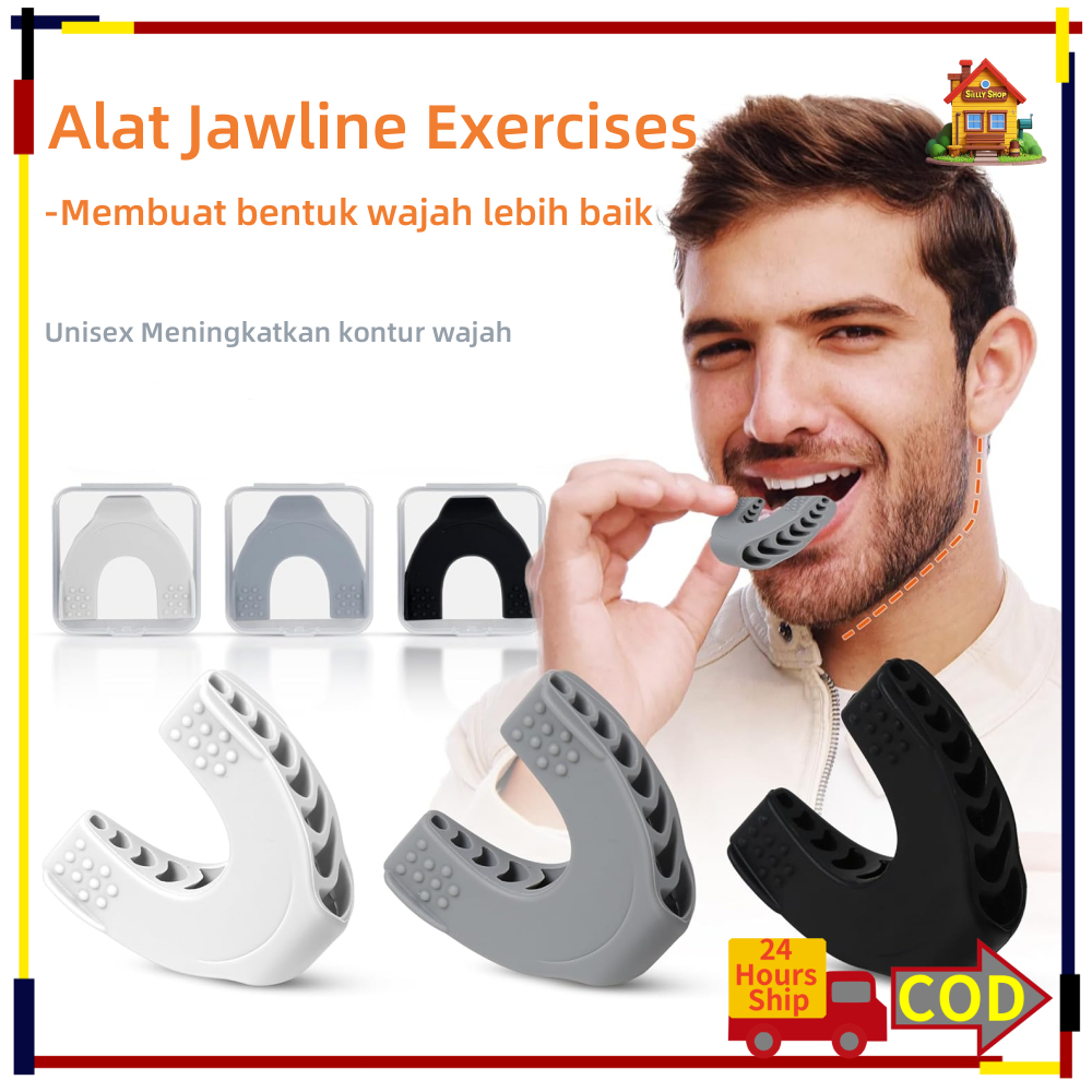 Jual Alat Jawline Exercises Wajah Pelatih Kunyah Silikon Alat Latihan ...