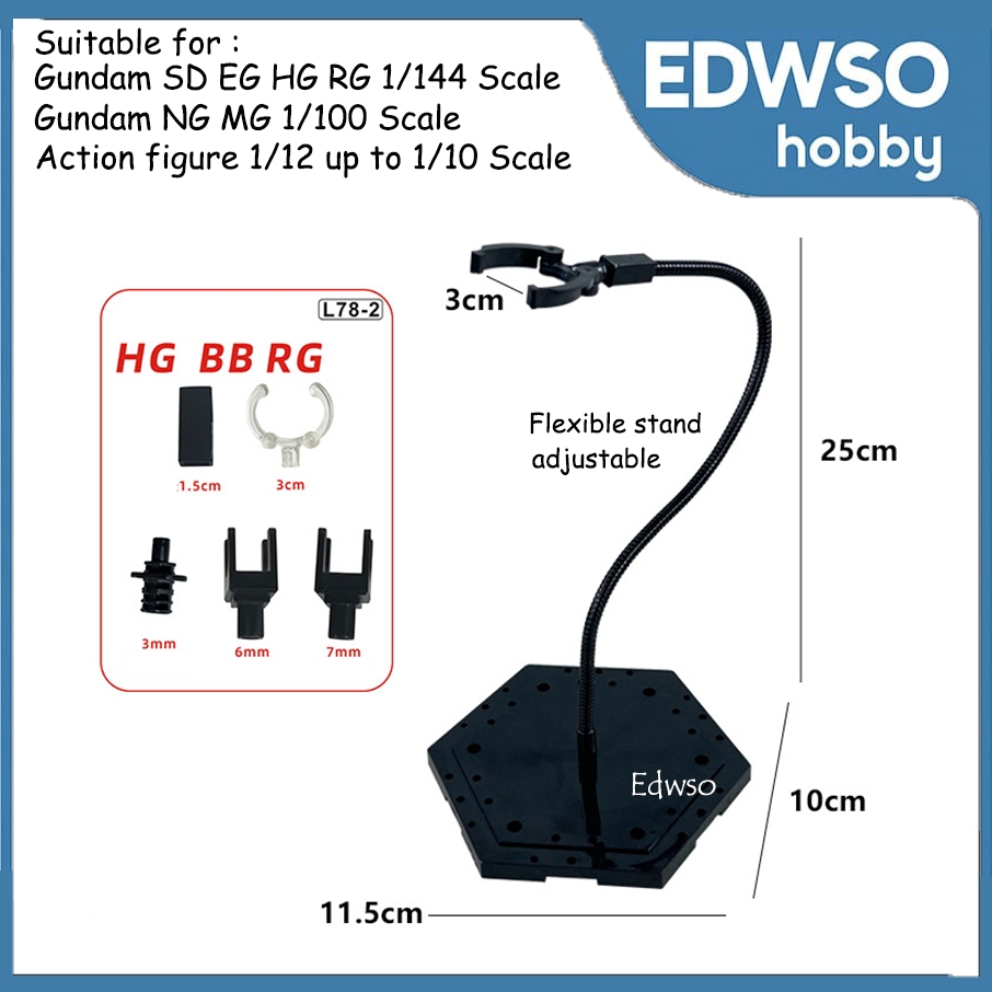 Jual Stand Base Action Figure Gundam MG SD HG RG 1/144 1/100 SHF Snake Ver. | Shopee Indonesia