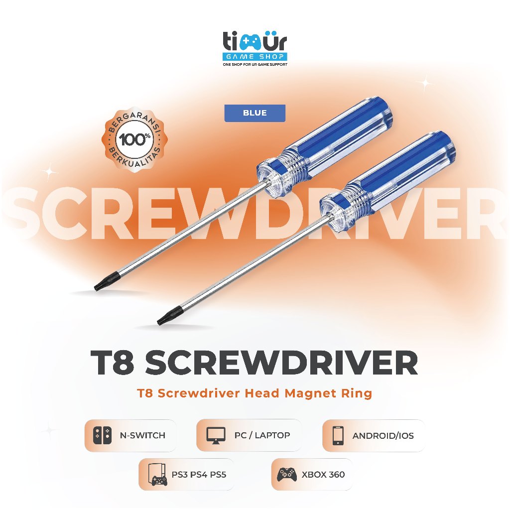 Jual Obeng Bintang Torx T8 Stik Xbox PS3 Slim Super Slim PS4 | Shopee ...