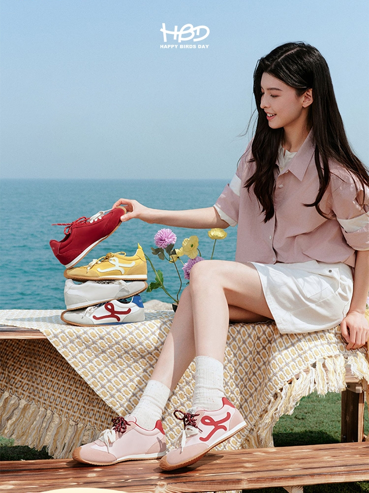 Jual HBD - classic Sepatu Sneakers wanita original korean style casual Retro shoes fashion ...