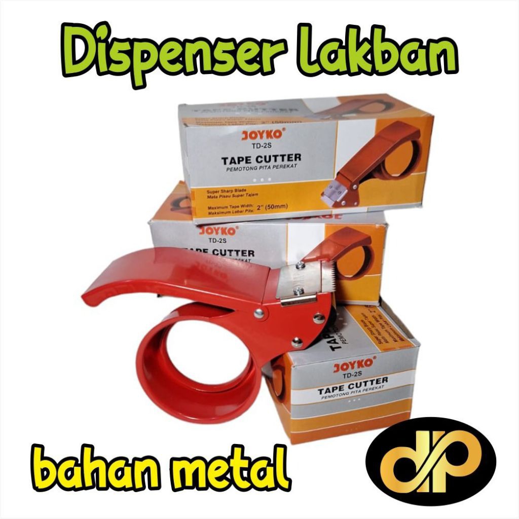 Jual DISPENSER LAKBAN JOYKO/ DISPENSER TAPE BESI / TAPE CUTTER AND ...