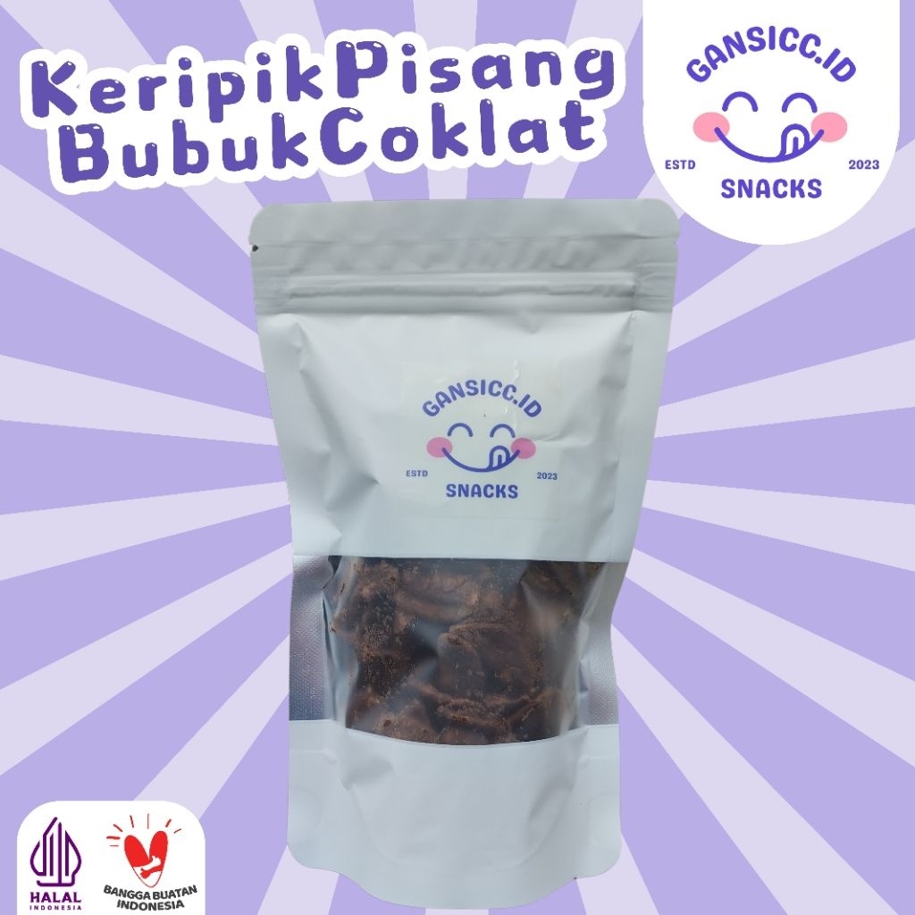 Jual Keripik Pisang - Rasa Coklat Standing Pouch 100gr | Shopee Indonesia
