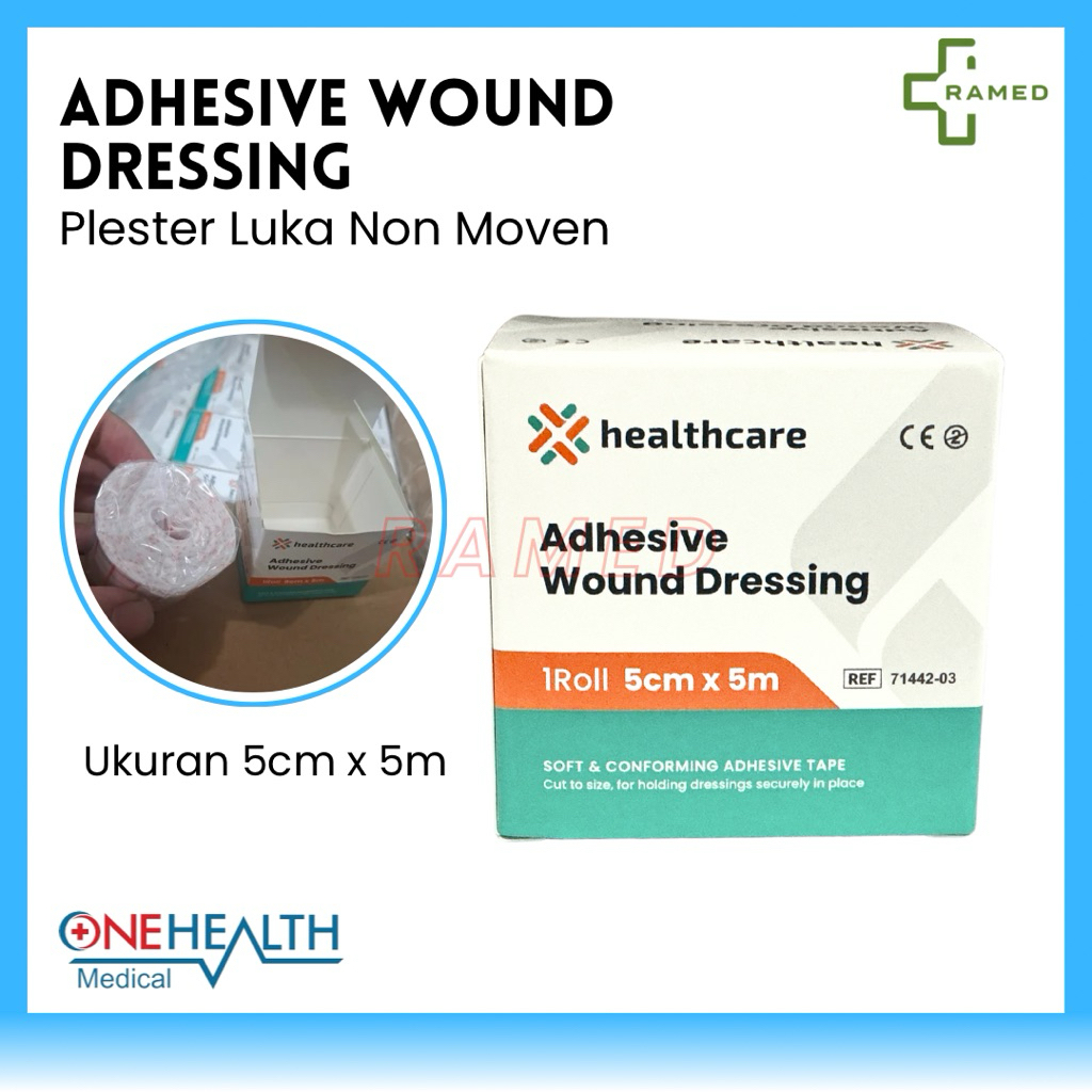 Jual Onehealth Adhesive Wound Dressing 5cm x 5m HealthCare / Plester ...