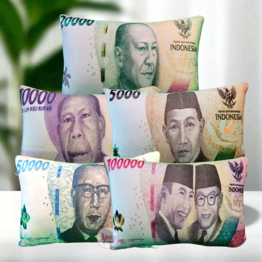 Jual Bantal Desain Uang Indonesia Cocok Untuk Hiasan dan Hadiah ...