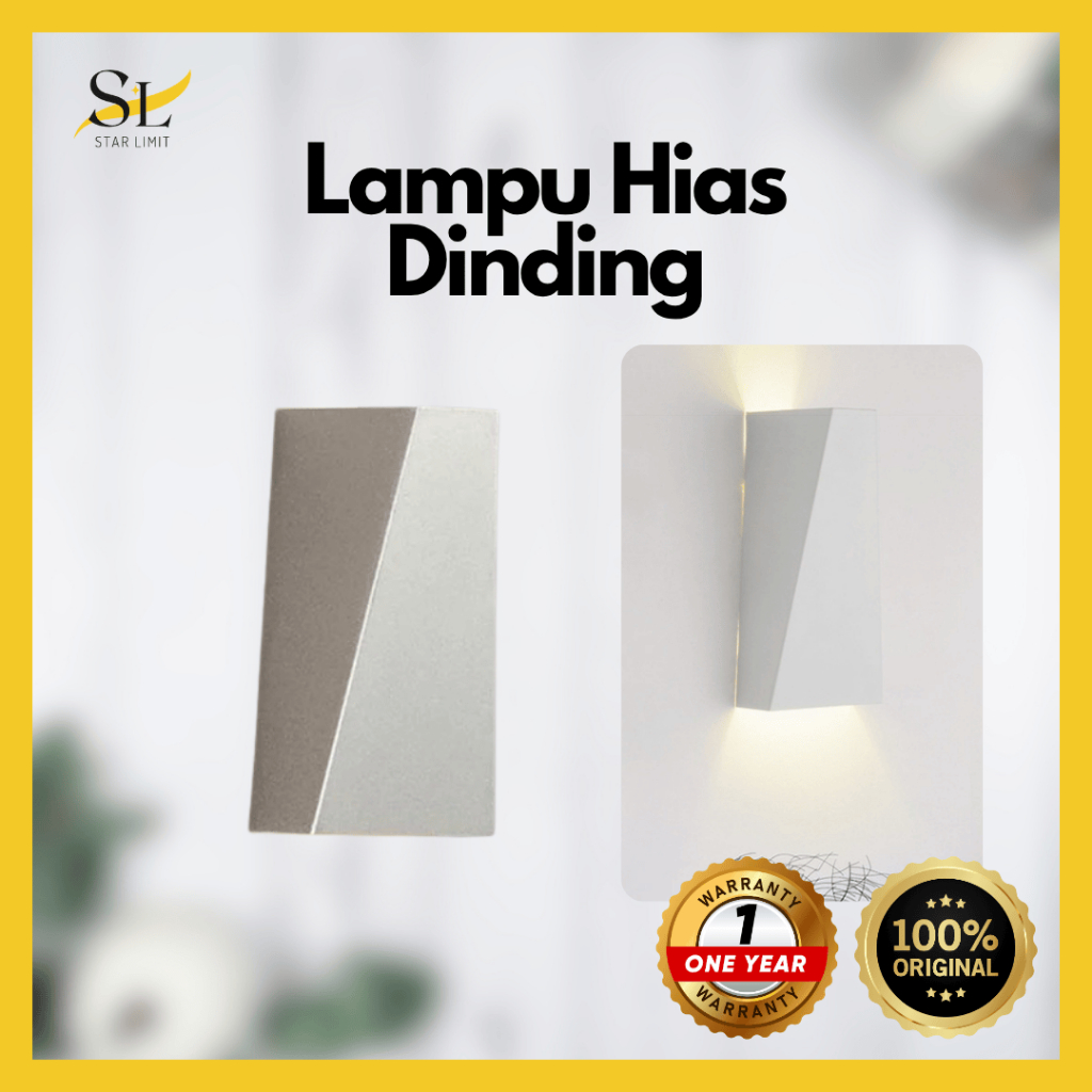 Jual LAMPU DINDING HIAS MINIMALIS LED WALL LAMP LAMPU ESTETIK INDOOR ...