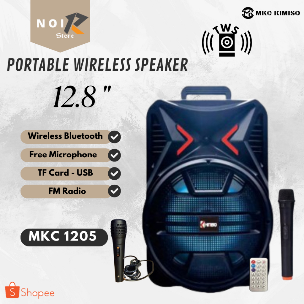 Jual NOIR Speaker QS 1205 WS MKC Kimiso Ukuran 12.8 Inch Variasi 1 ...