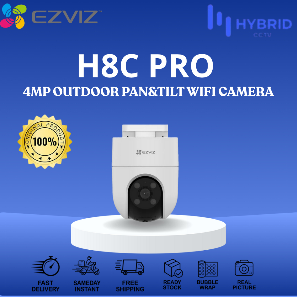 Jual EZVIZ H8C PRO 4MP 2K+ Pan & Tilt Wi-Fi Camera Outdoor | Shopee ...