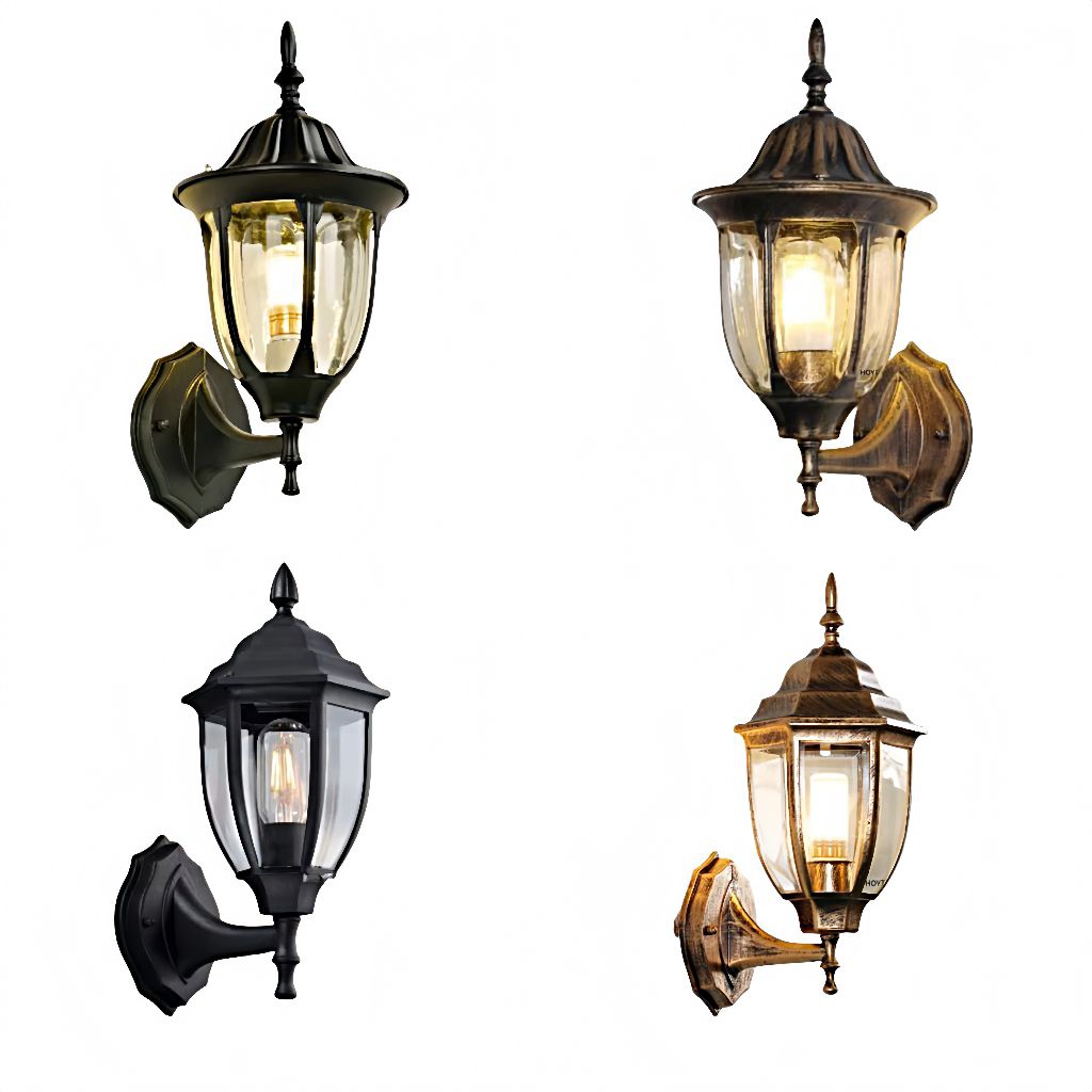 Jual Lampu Dinding Outdoor Taman Teras - Klasik Antik Waterproof Anti ...