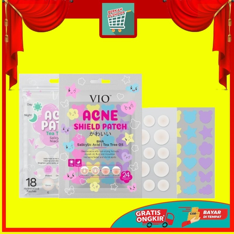 Jual VIO ACNE PATCH HYDROCOLLOID/SHIELD ALL VARIAN | Shopee Indonesia