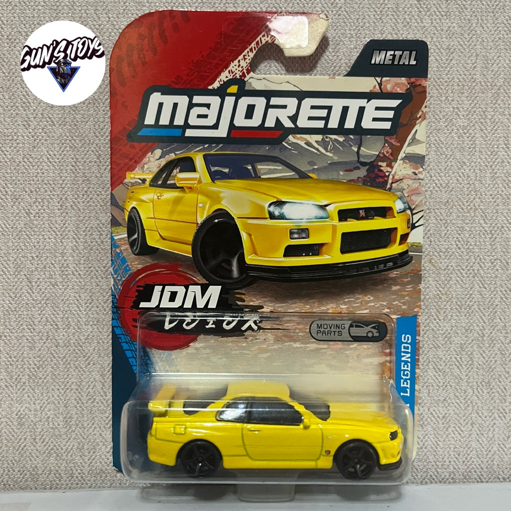 Jual Majorette Nissan GTR R34 Majorette JDM Series | Shopee Indonesia