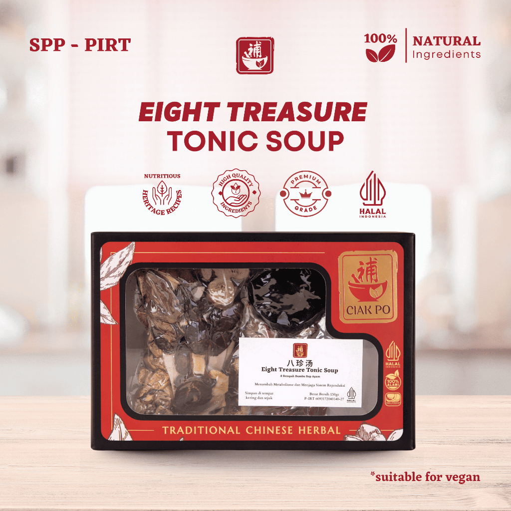 Jual Ciak Po - Ciakpo Tim Ayam Obat Eight Treasure Tonic Soup | Shopee ...