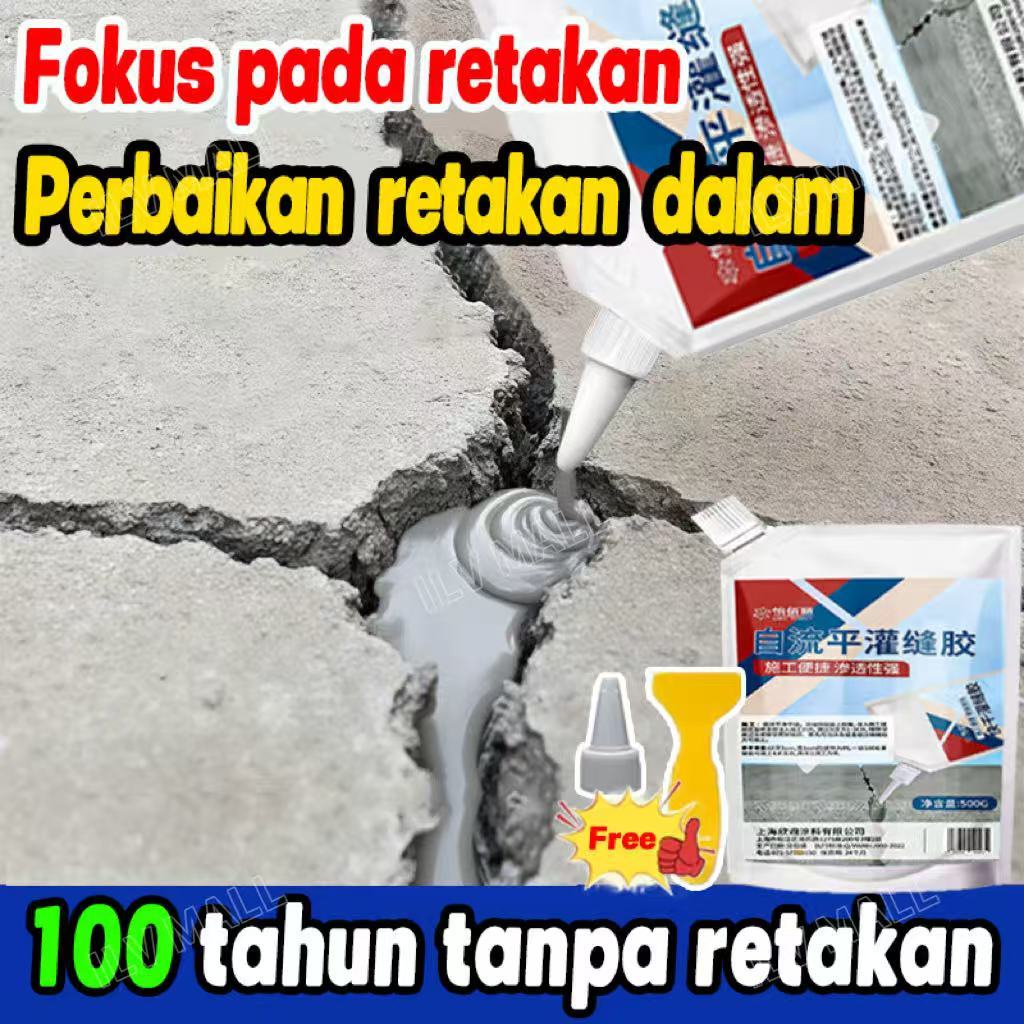 Jual dempul tembok retak dan bolong 500g lem dinding super kuat penambal dinding berlubang lem ...