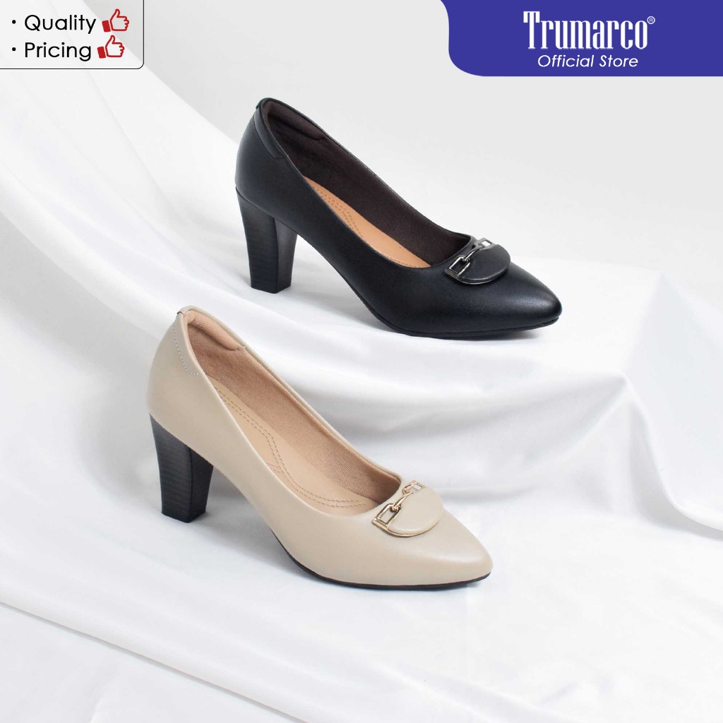 Jual TRUMARCO Sepatu Kerja / Sepatu Heels Wanita [HAK 7 CM] TJS 701 ...