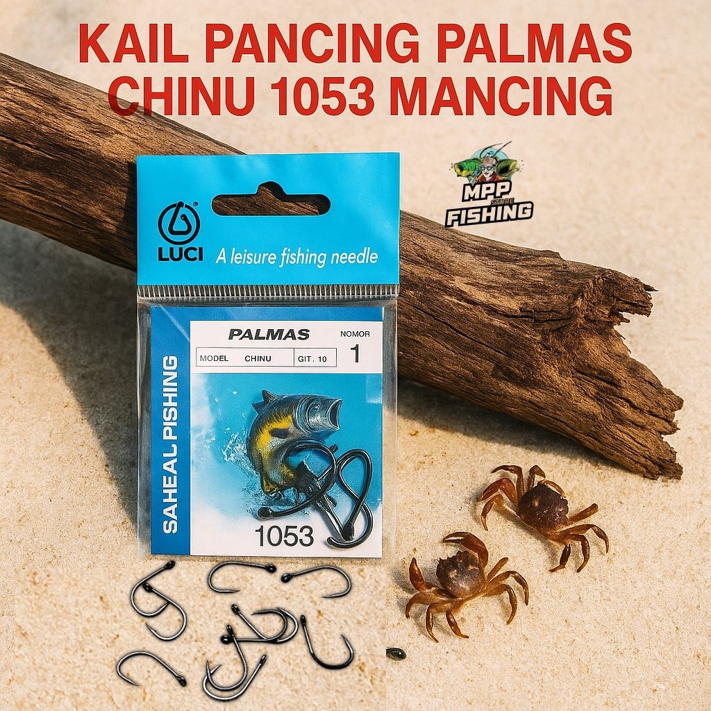 Jual Mata Kail Pancing Tajam Palmas Chinu 1053BN Berlubang 1 bungkus isi 12pcs | Shopee Indonesia