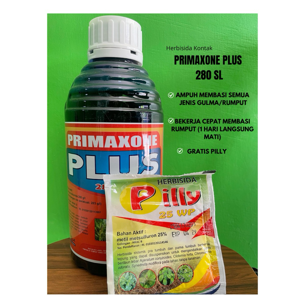 Jual Herbisida Primaxone Plus 280 SL 1 Liter Pembasi Rumput | Shopee ...