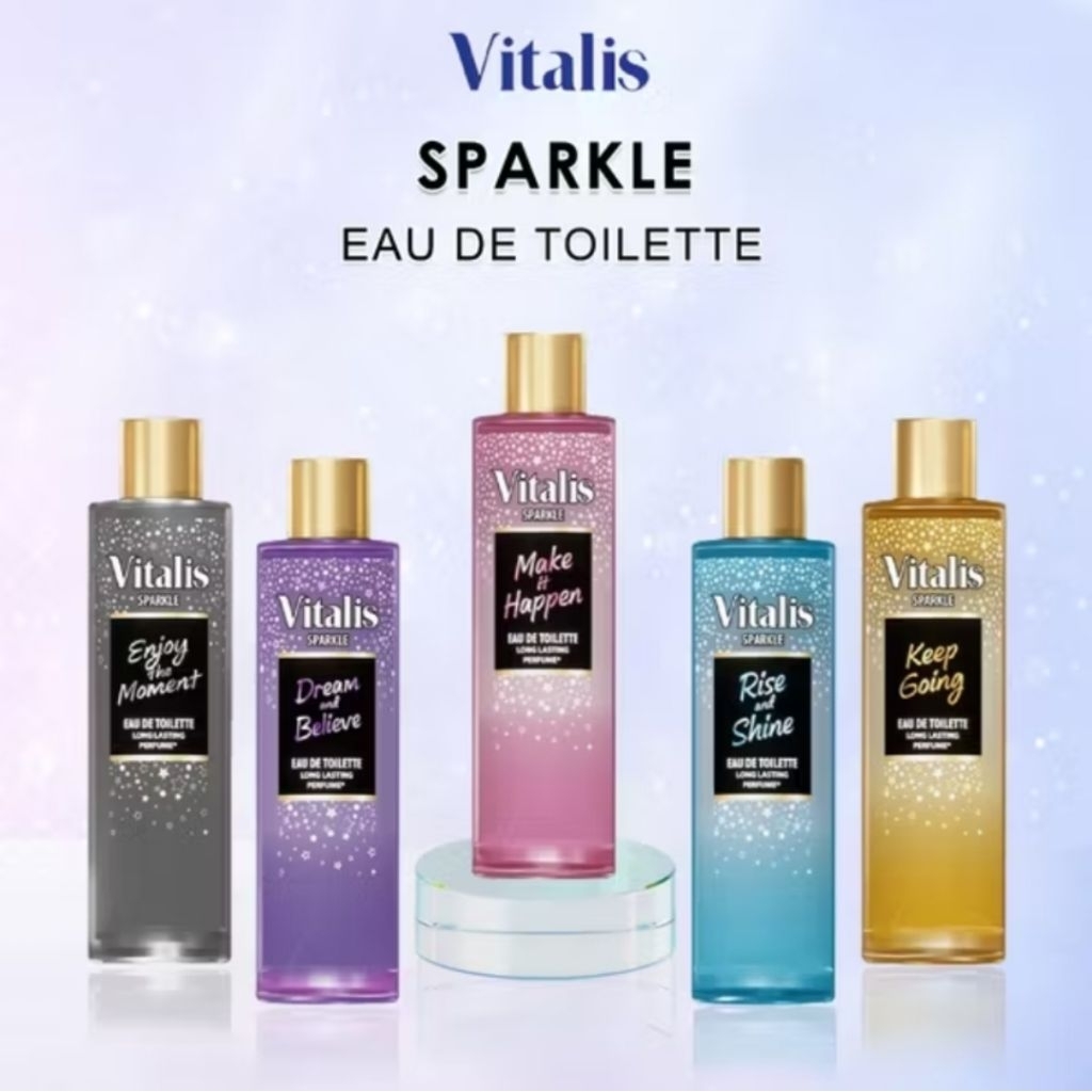 Jual VITALIS EAU DE PARFUM SPARKLE 100 ML, MAKE IT HAPPEN /KEEP GOING ...