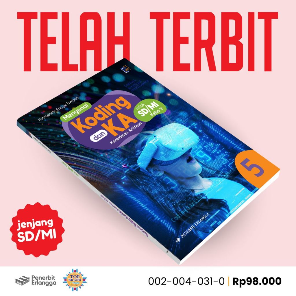 Jual MENGENAL KODING & KA JL.5 SD/MI KURIKULUM MERDEKA - ERLANGGA ...