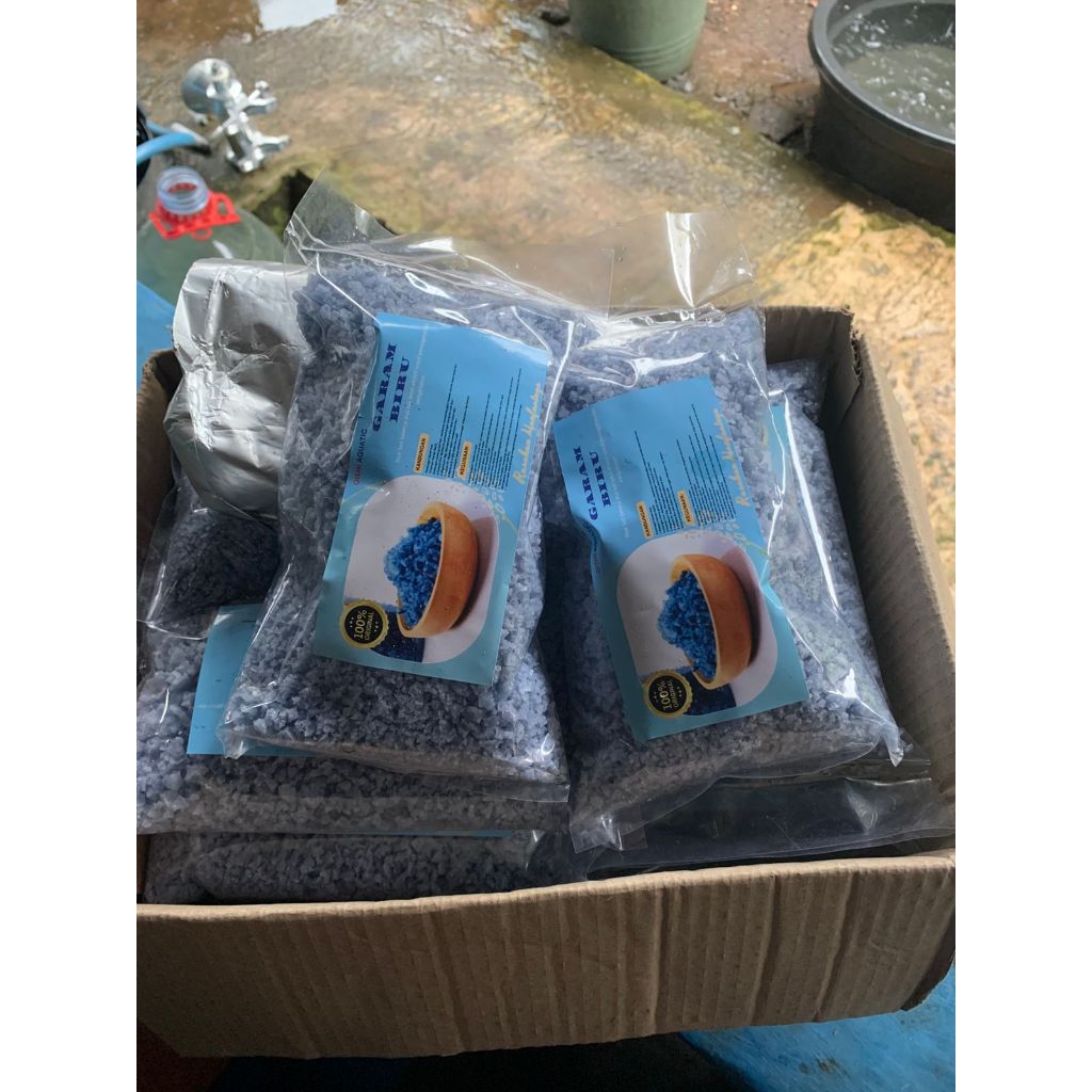 Jual Garam Ikan Biru, lebih ampuh daripada garam putih biasa | Shopee ...