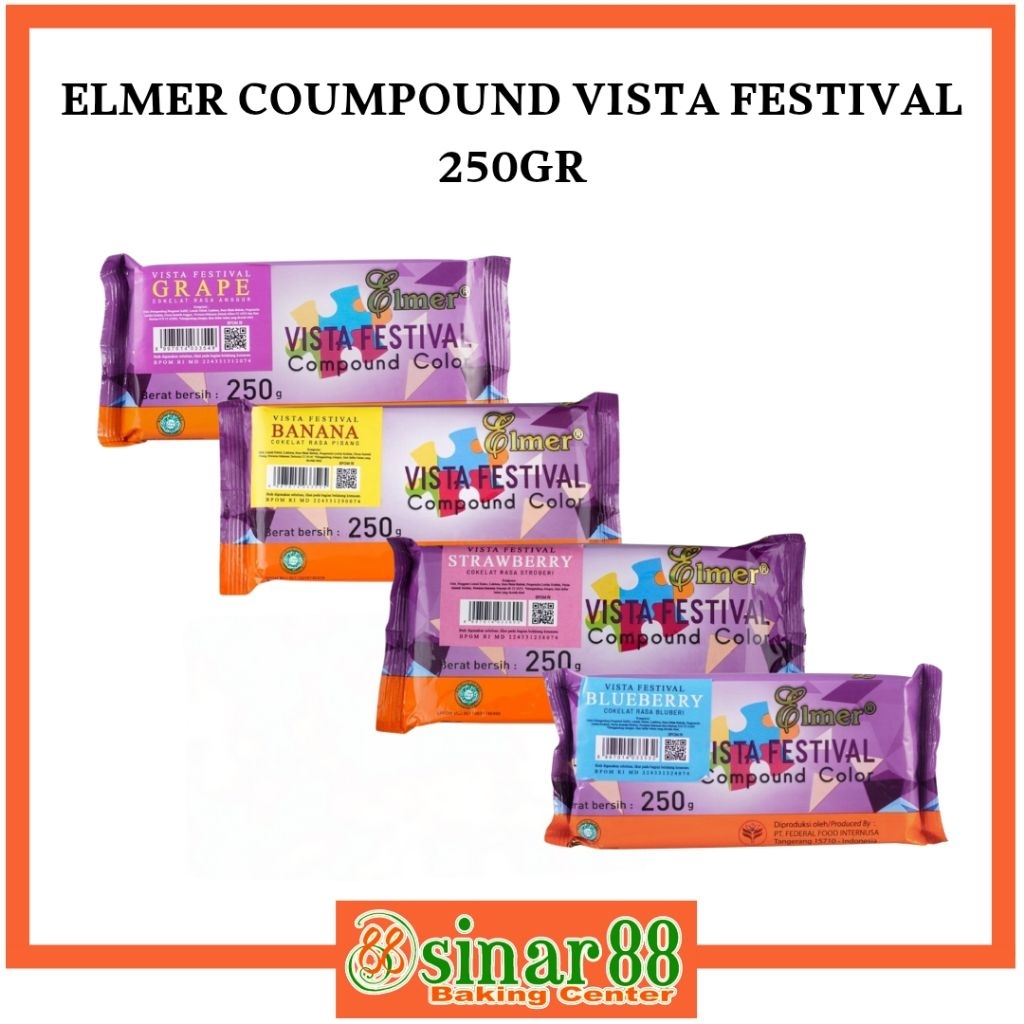 Jual Elmer Compound Vista 250gr (Rasa di Variant) | Shopee Indonesia