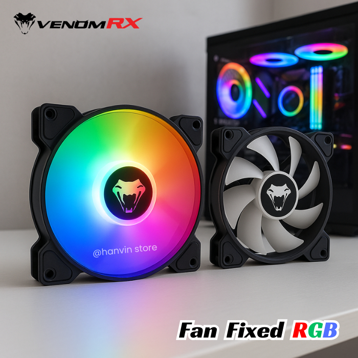 Jual Fan Casing RGB VenomRX VRX Fixed RGB 12 Cm | Shopee Indonesia