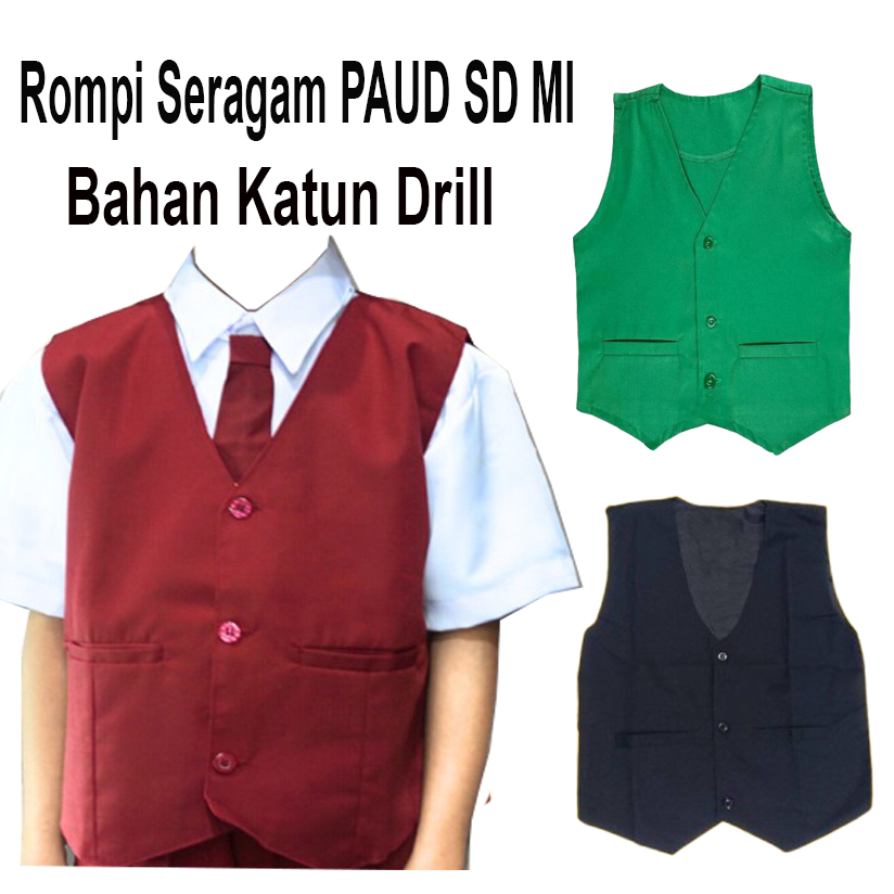 Jual ROMPI SEKOLAH ANAK TK PAUD SD ROMPI SERAGAM MERAH PUTIH BAHAN ...