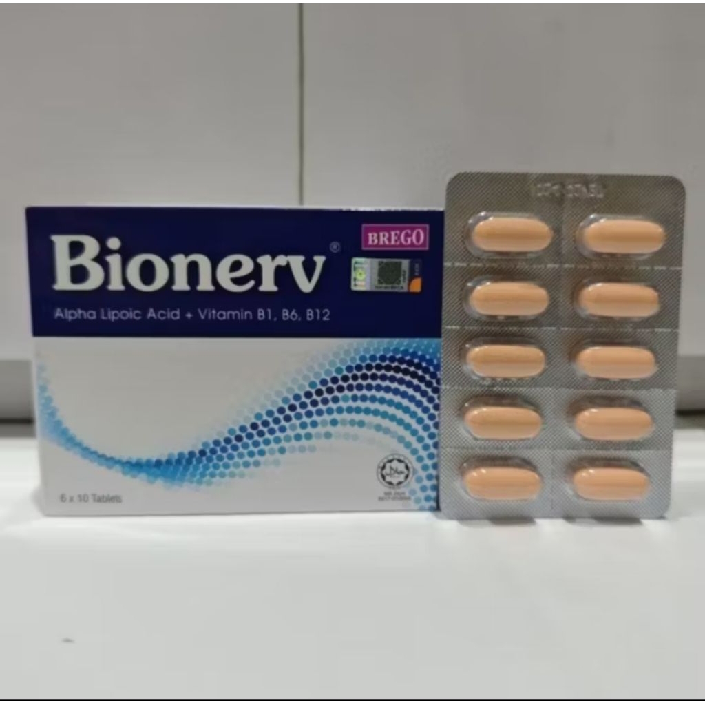 Jual bionerv + vitamin B1, B6, B12 malaysia | Shopee Indonesia