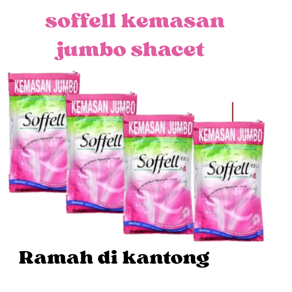 Jual soffel penolak nyamuk kemasan jumbo sachet warna pink 1 renceng ...