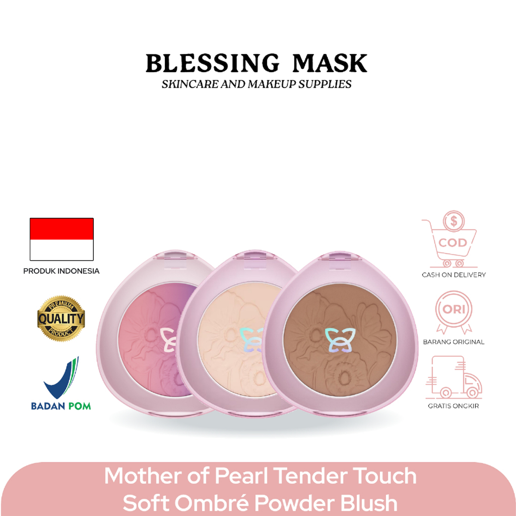 Jual MOP Mother OF Pearl - Tender Touch Soft Ombré Powder Blush [Made ...