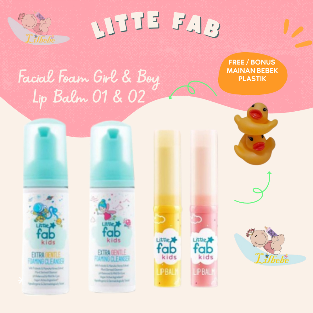 Jual BAMBI Little Fab Kids Extra Gentle Foaming Cleanser Facial Wash ...