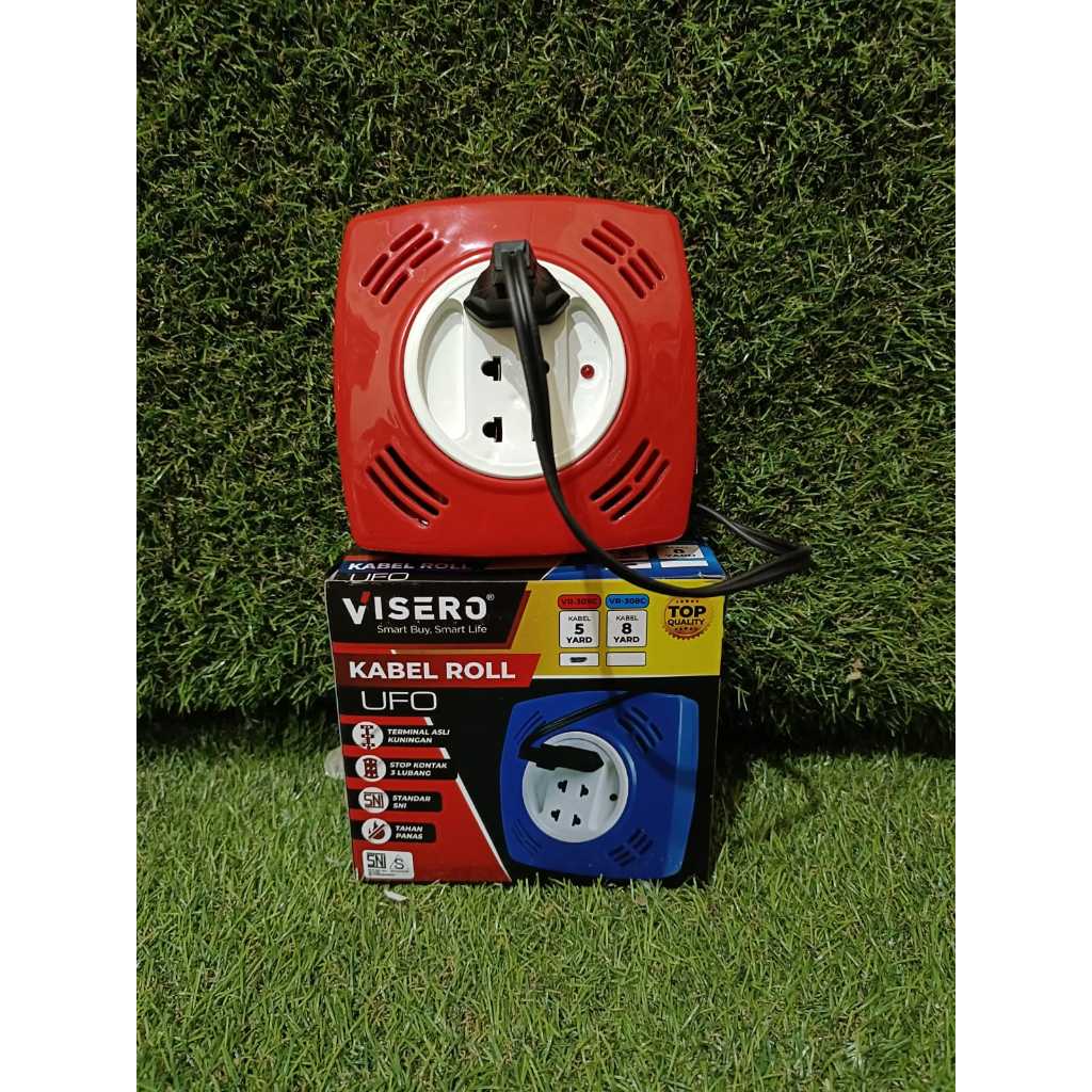 Jual VISERO ROLL KABEL UFO VR-305C 5YARD ROL KABEL VISERO UFO STOP ...
