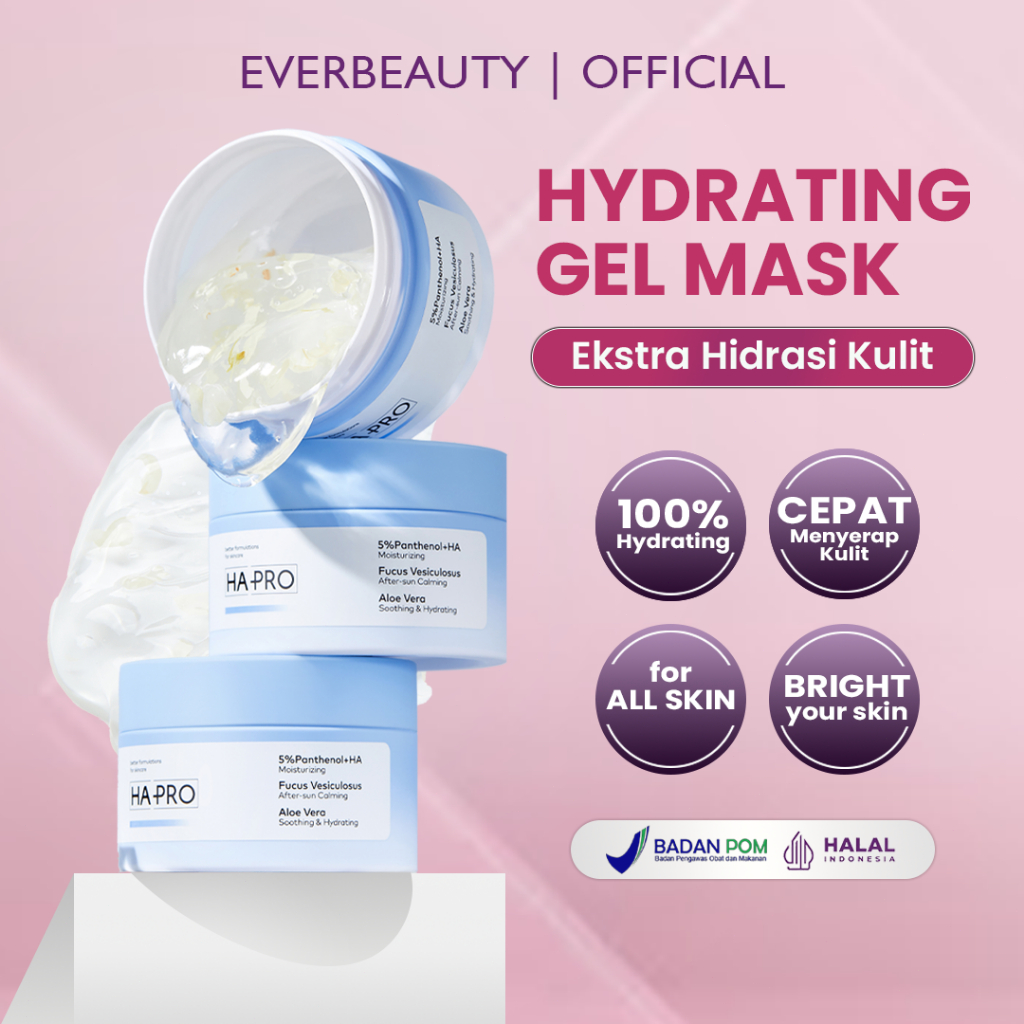 Jual [EVERBEAUTY] HA PRO Instant Hydrating Calming Sleeping Mask 100gr ...