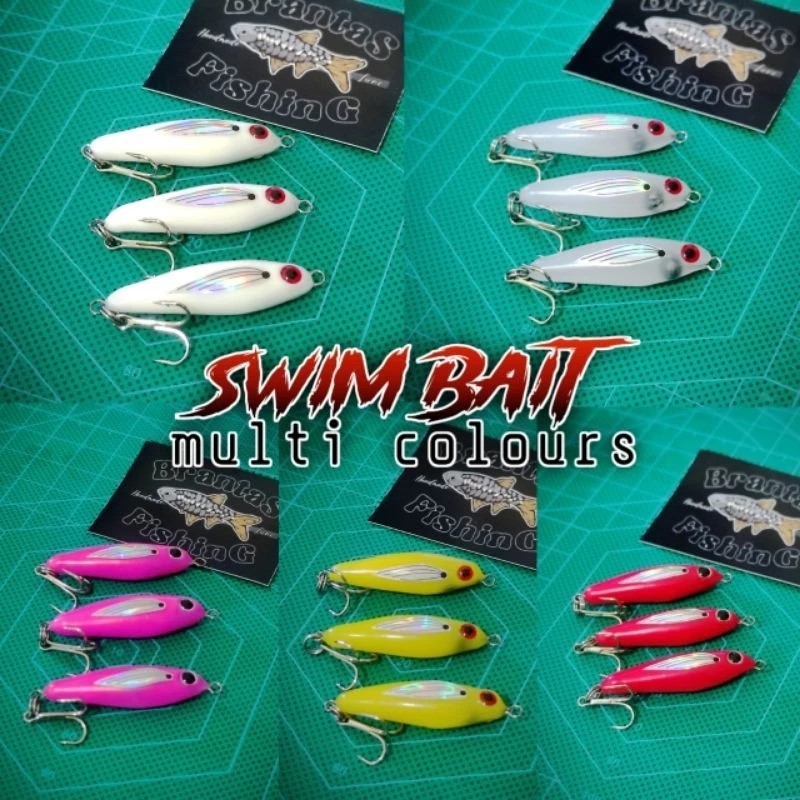 Jual lure hampala casting micro/lure stick glue/umpan pancing/swimmer ...