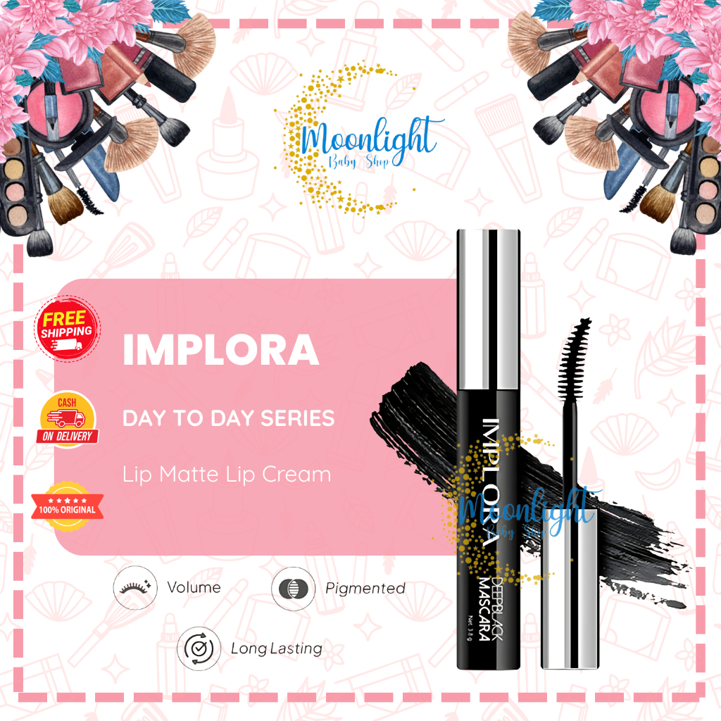 Jual IMPLORA Urban Deep Black Mascara Black BPOM | Maskara Implora ...