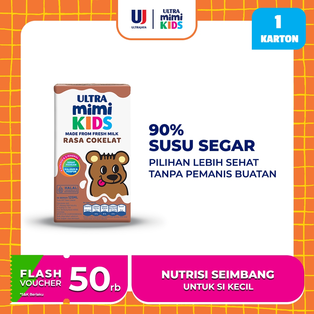 Jual Ultra Mimi Chocolate 125 ml | Shopee Indonesia