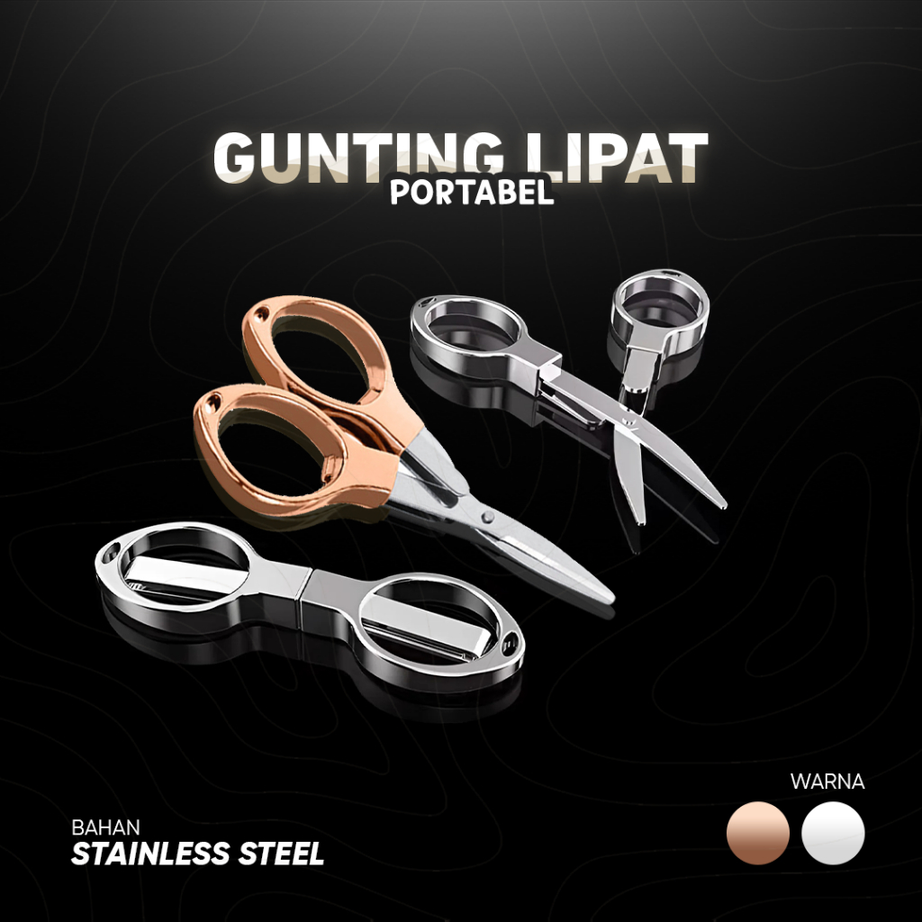 Jual Gunting Lipat Portable Stainless Stee | Gunting Lipat Mini Anti ...