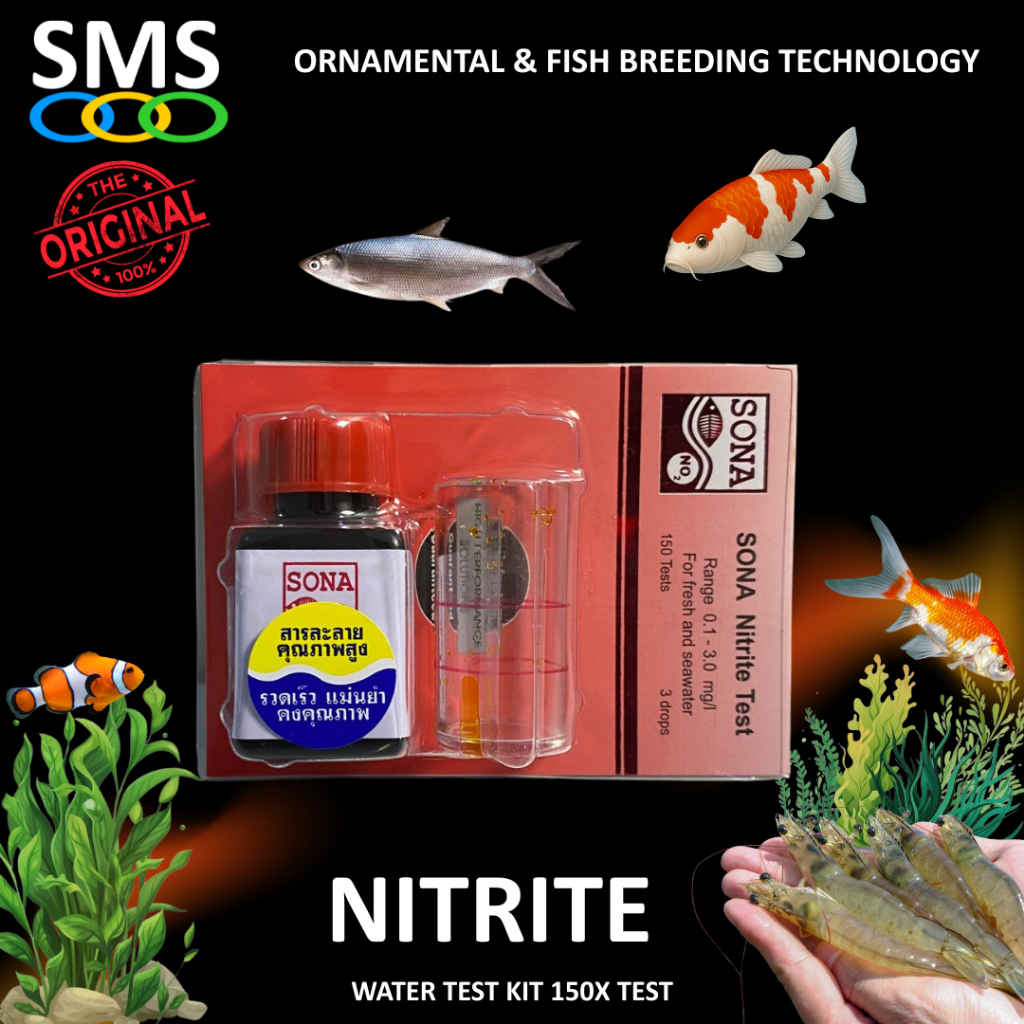 Jual Test kit Sona Nitrite 150x test/Tes Nitrit untuk Air Tawar dan Air ...