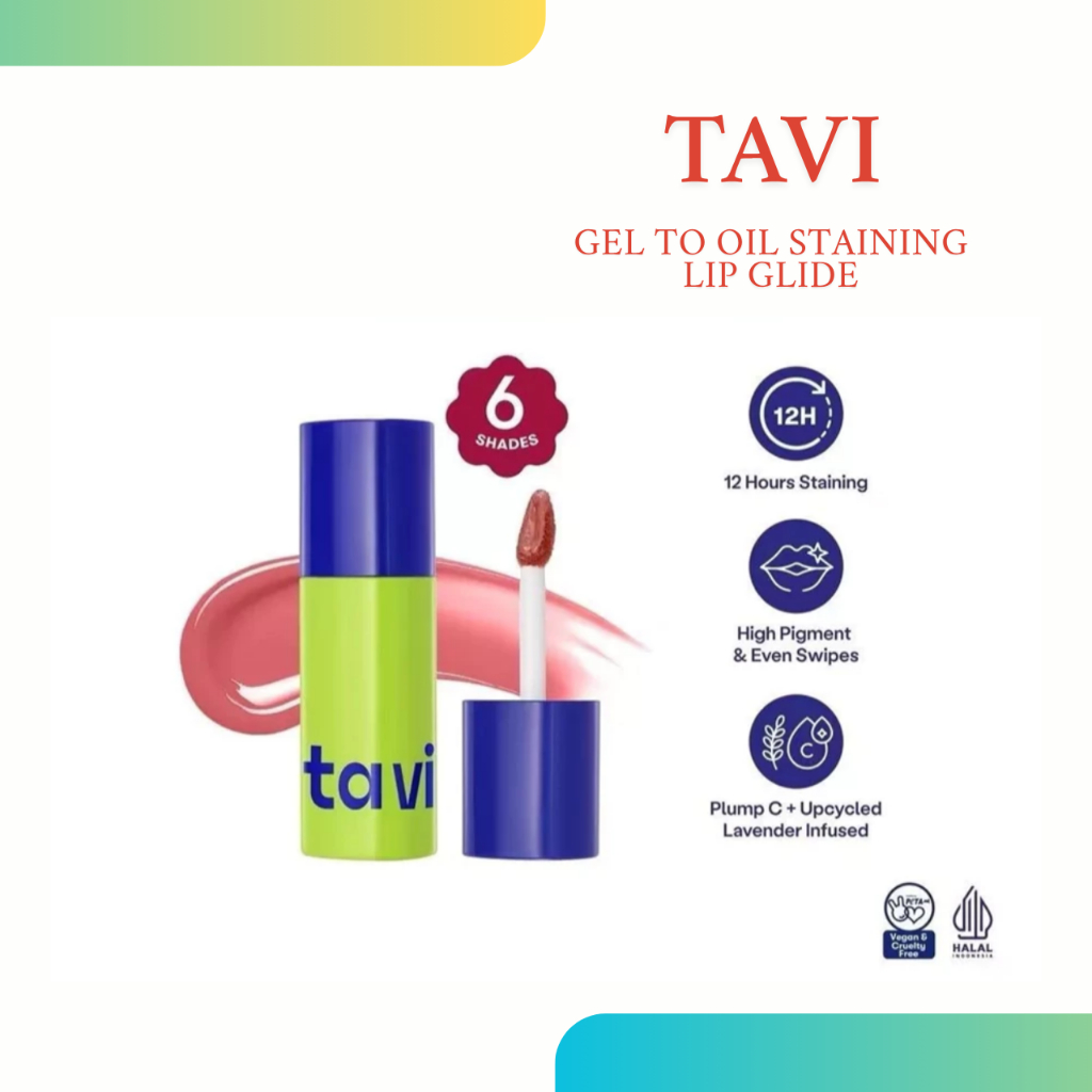 Jual Tavi Gel to Oil Staining Lip Glide 4g/Lip Tint | Shopee Indonesia