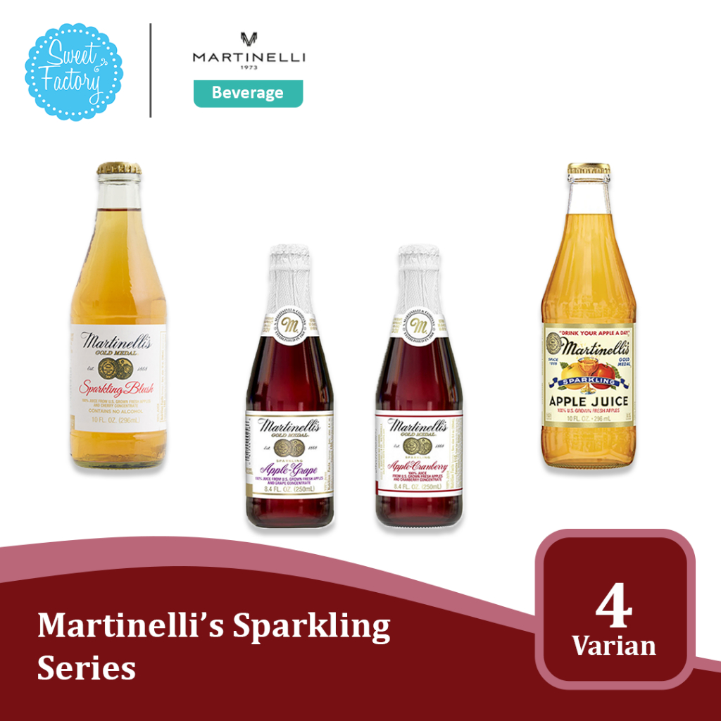 Jual Martinelli’s Sparkling 8.4 oz - 10 oz / 250gr - 296gr Series ...